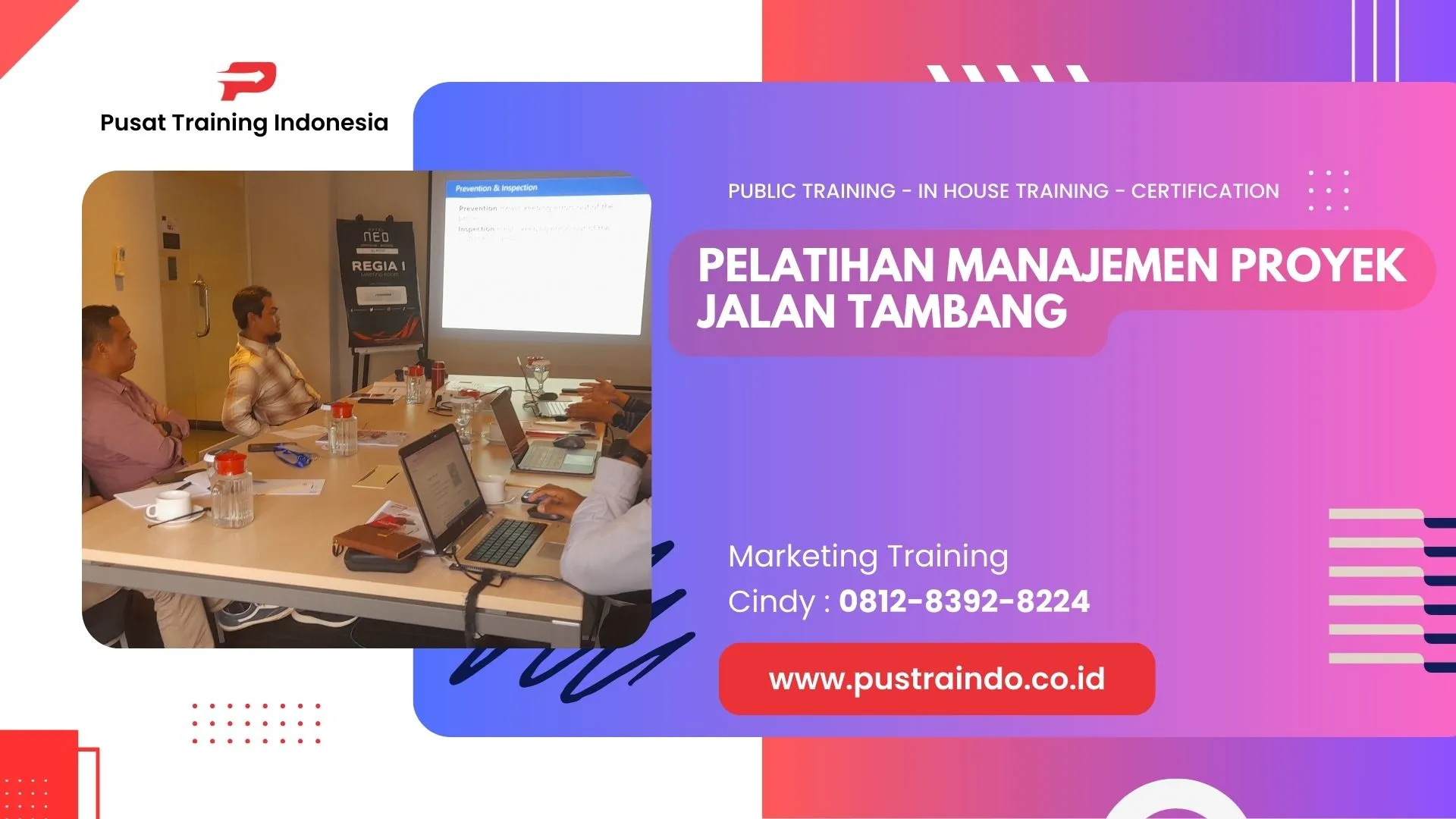 PELATIHAN MANAJEMEN PROYEK JALAN TAMBANG - Pusat Training Indonesia