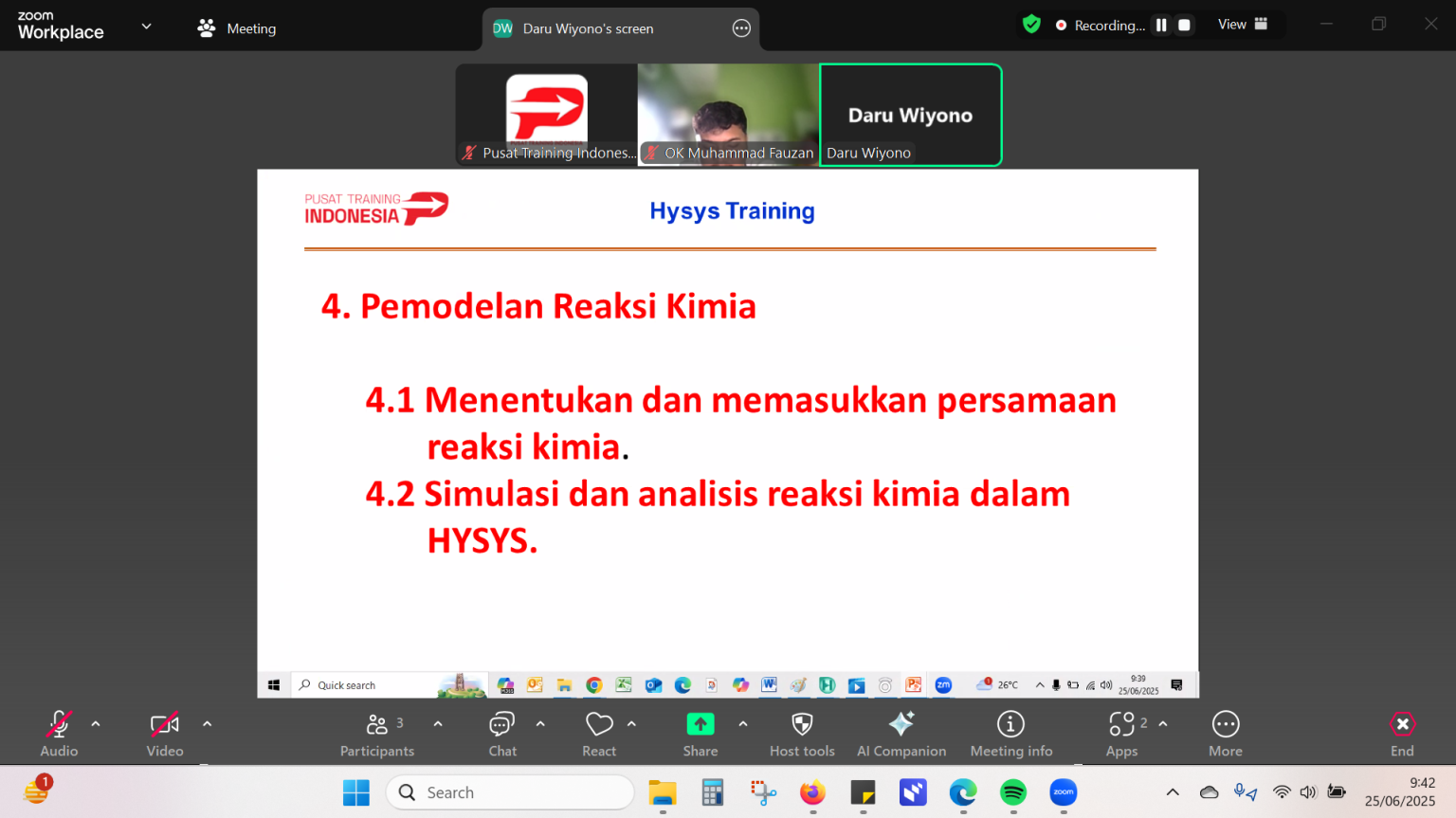 HYSYS - Pusat Training Indonesia