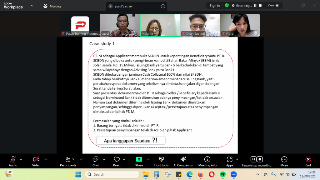 SURAT KREDIT BERDOKUMEN DALAM NEGERI (SKBDN) - Pusat Training Indonesia